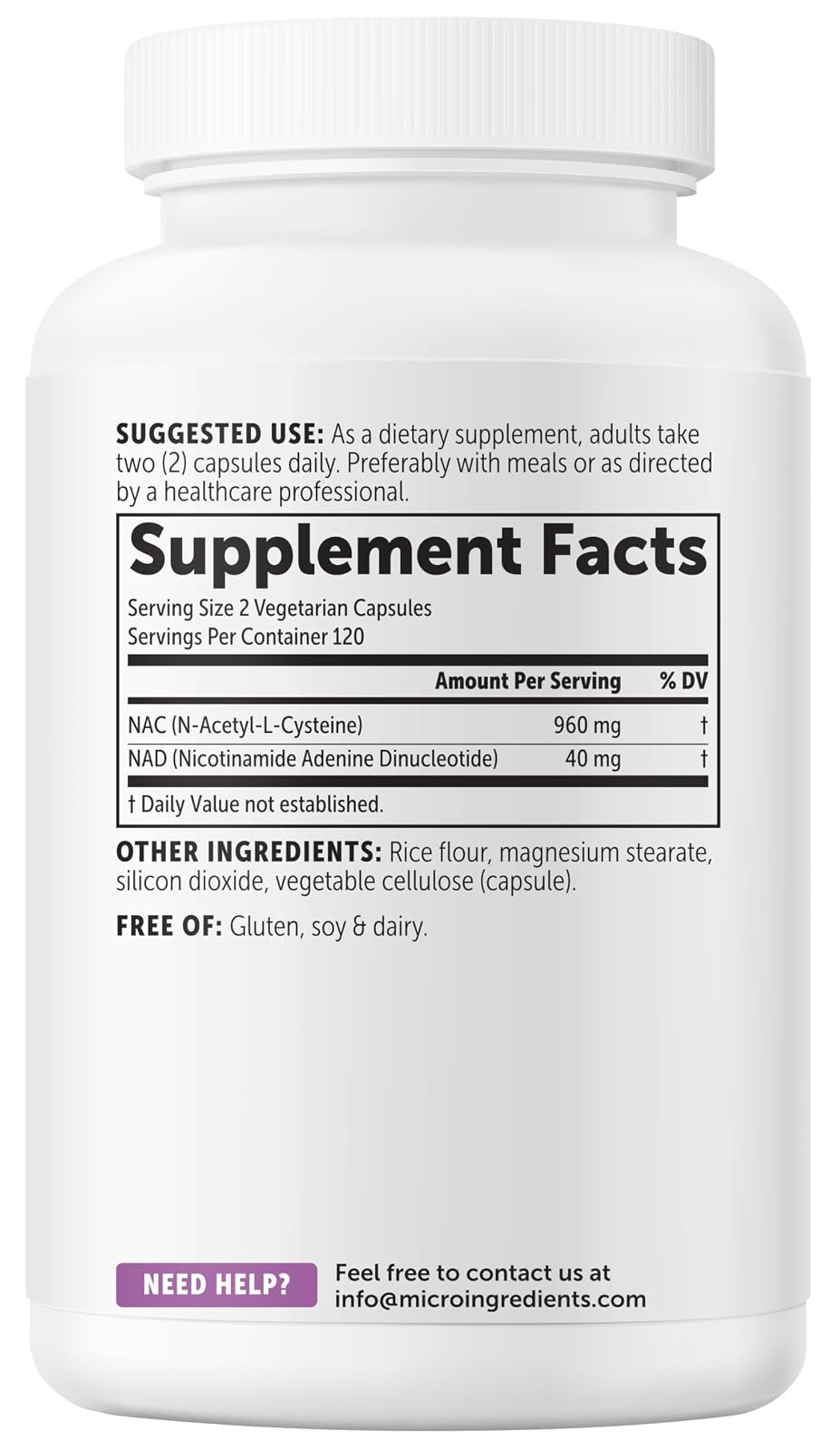 NAC with NAD+ for overall wellness