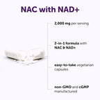 NAC with NAD+ vegetarian capsules