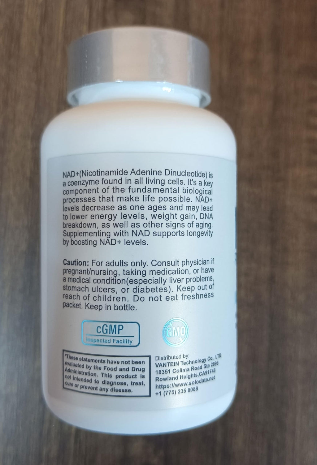 NAD+ 1000MG for optimal absorption