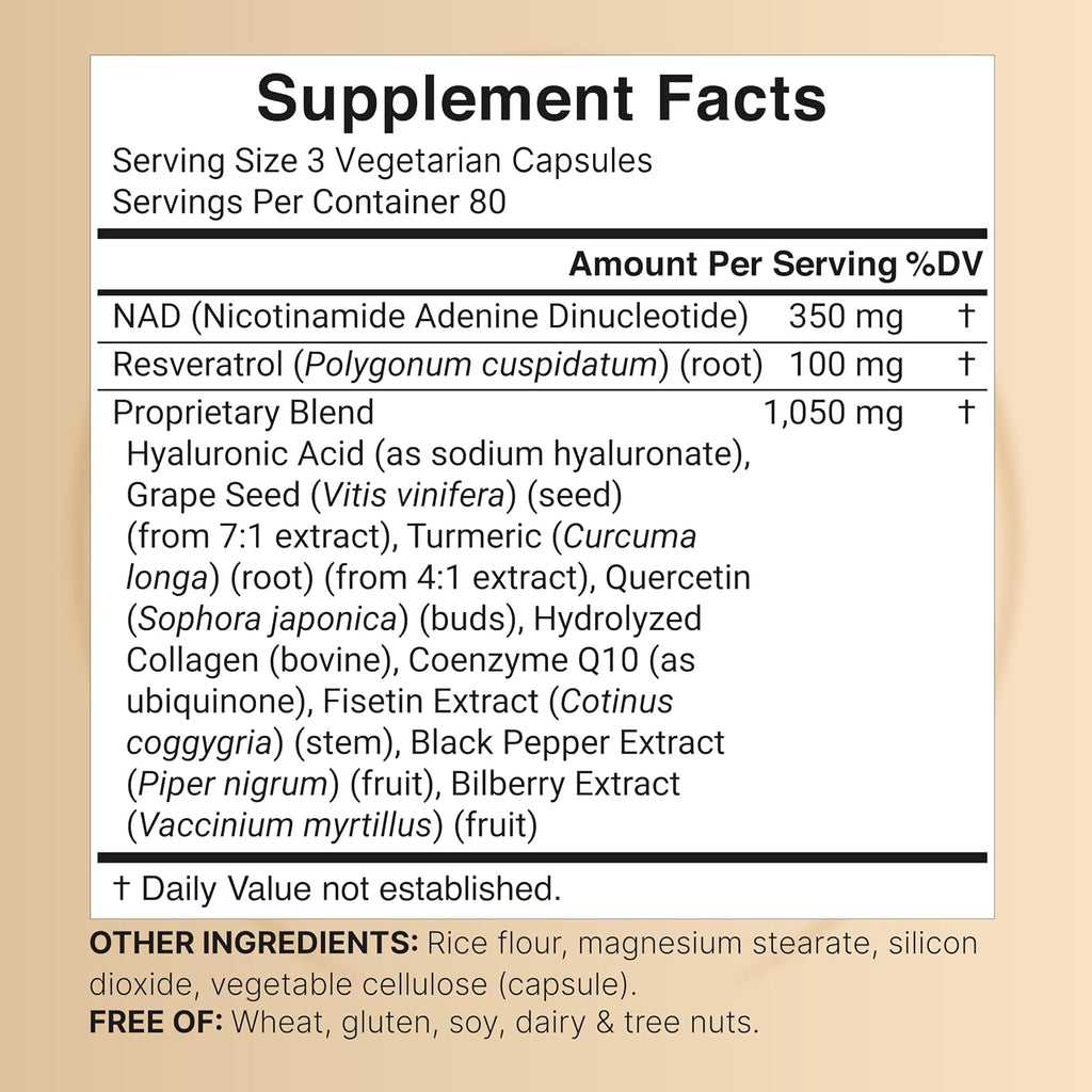 NAD+ 11-in-1 complex for daily wellness
