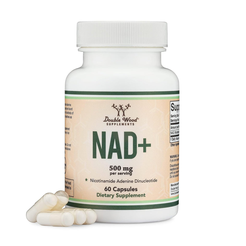 NAD+ 500 mg vitamin B complex capsules