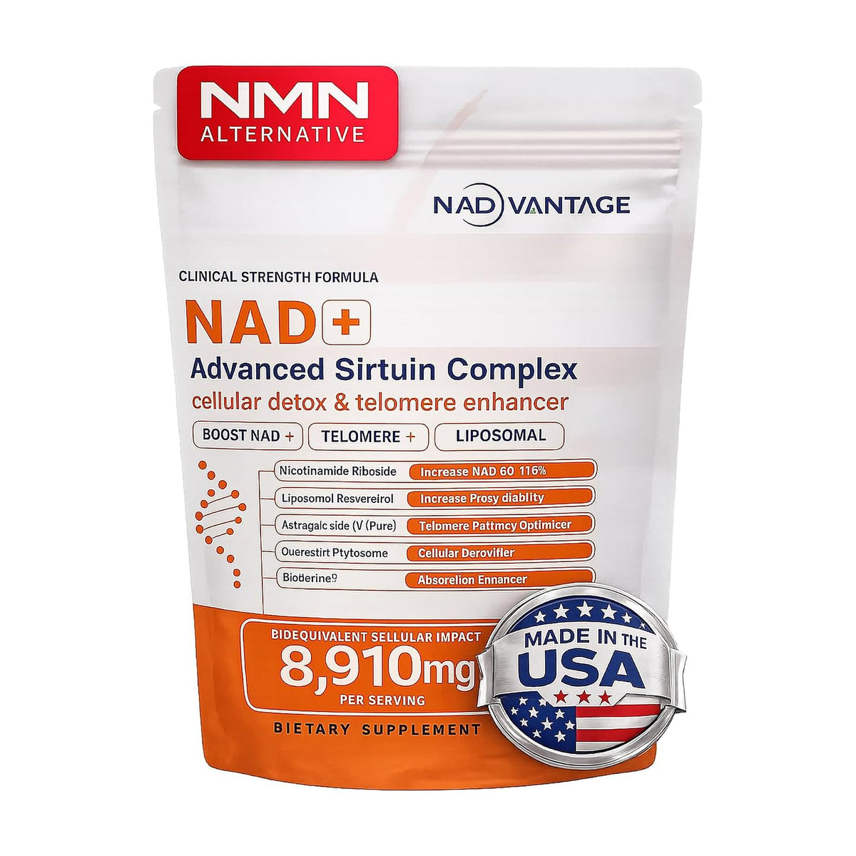 NAD+ 5D Matrix antioxidant capsules