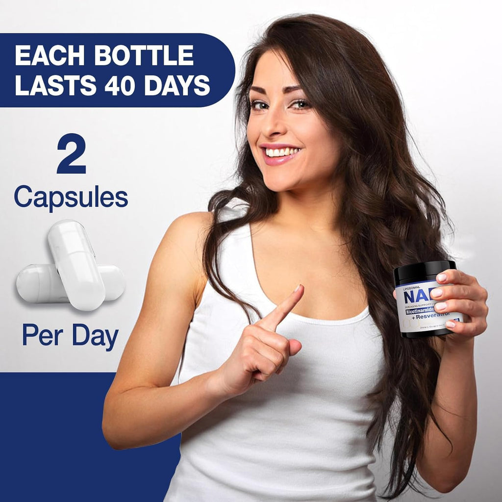 NAD+ 80 capsules for daily wellness