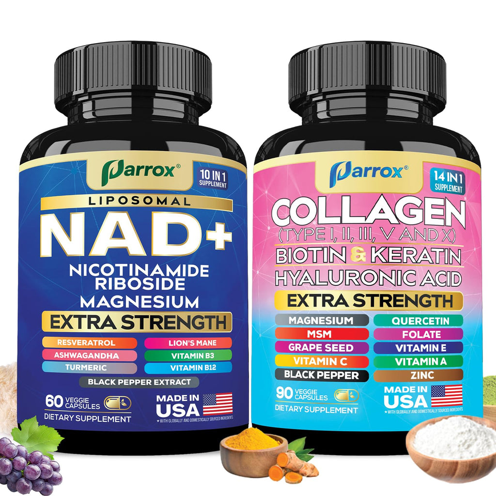 NAD+ and collagen anti-aging bundle