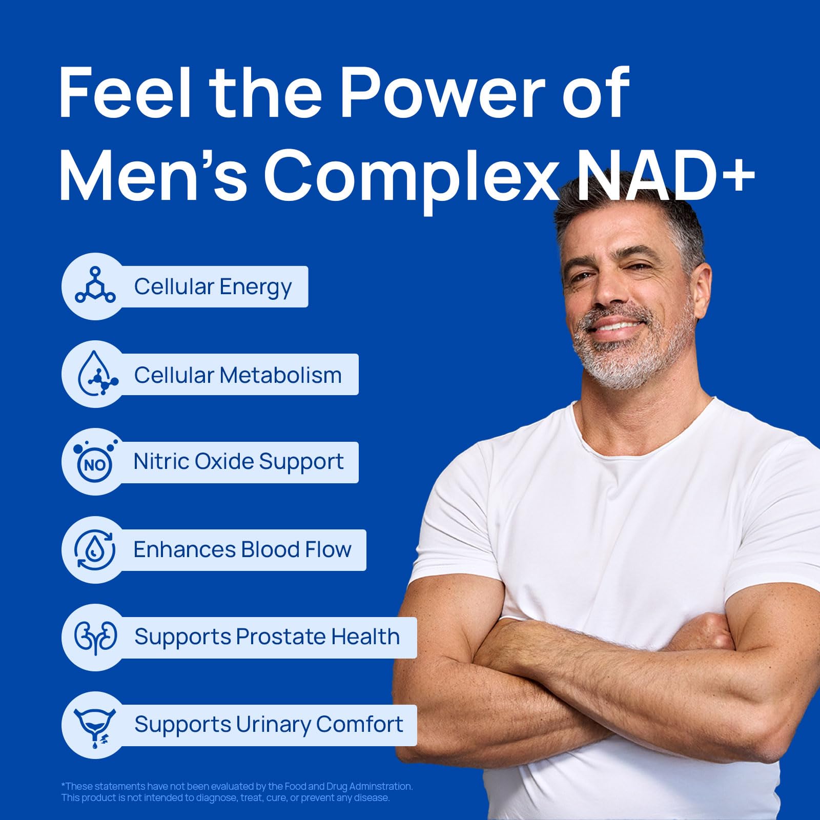 NAD+ and magnesium supplement for energy