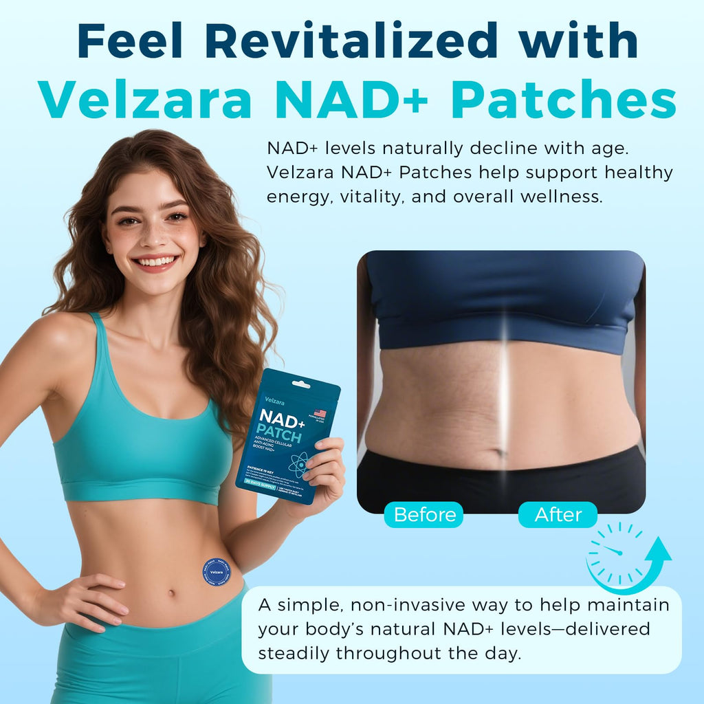 NAD+ antioxidant patches for wellness