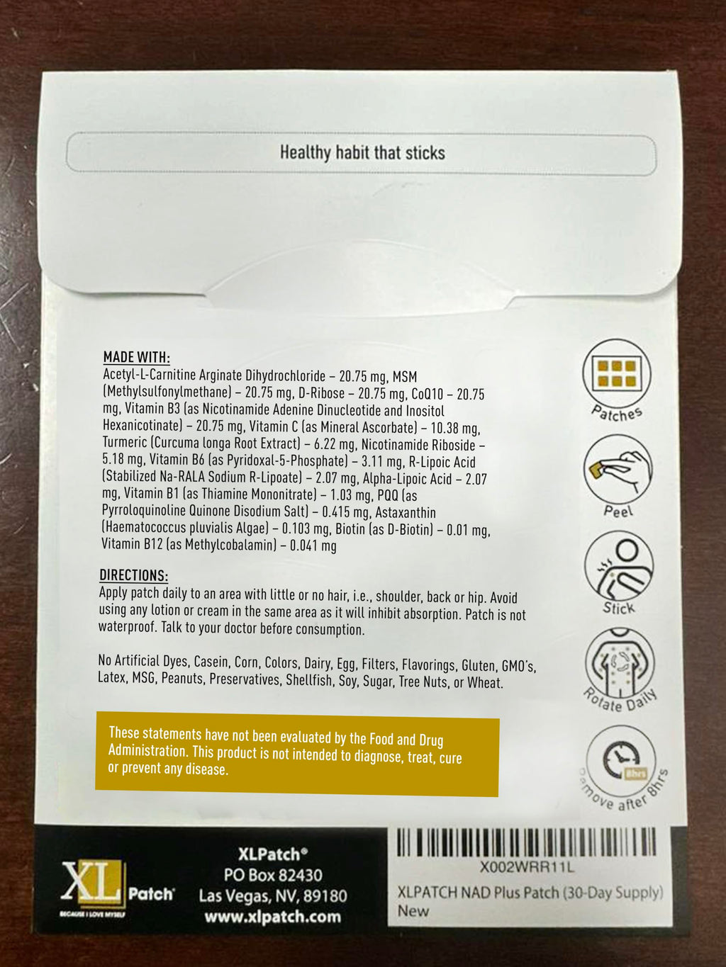 NAD blended vitamin & mineral supplements for energy