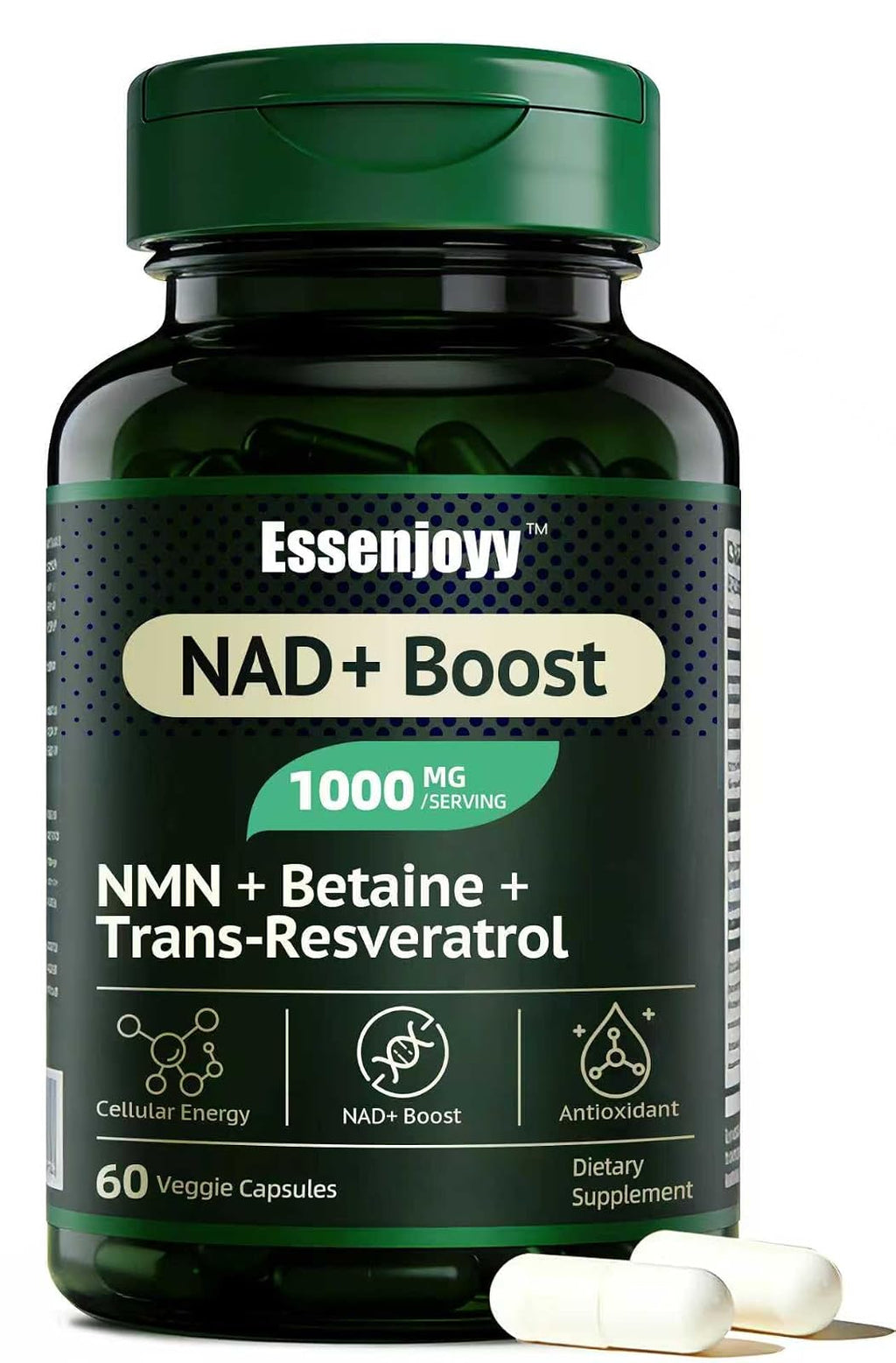 NAD+ Boost Resveratrol veggie capsules