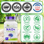 NAD+ capsules boost mental clarity