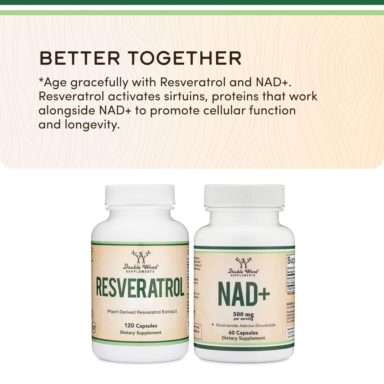 NAD+ capsules for cellular health