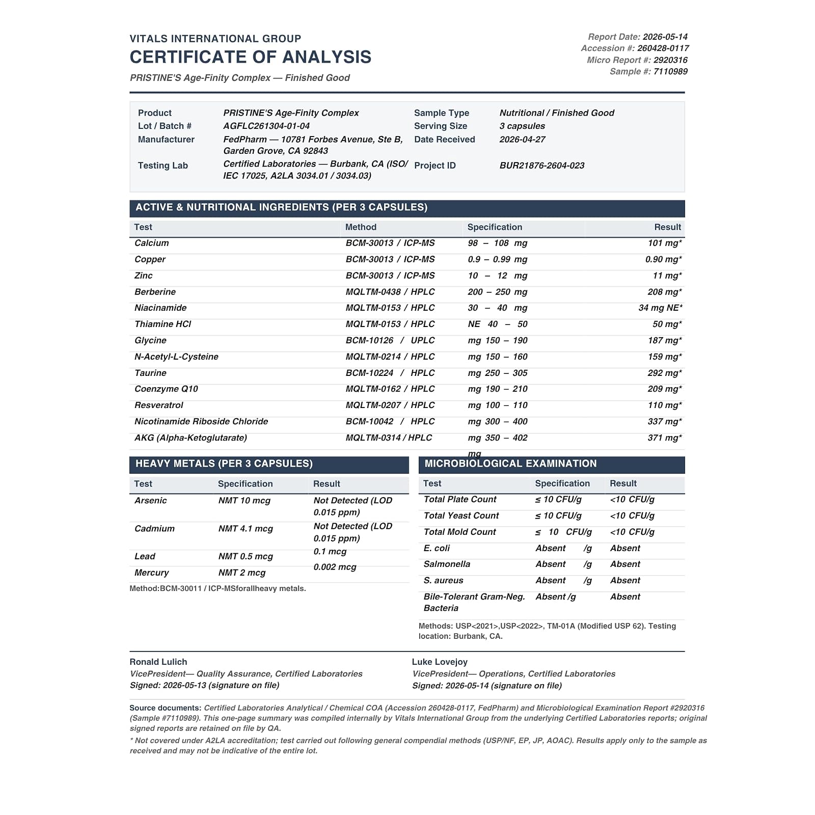 NAD+ capsules for enhanced metabolism