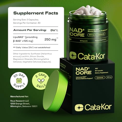 NAD+ capsules for enhanced wellness