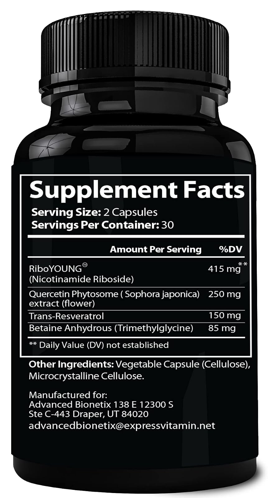 NAD capsules for seniors vitality