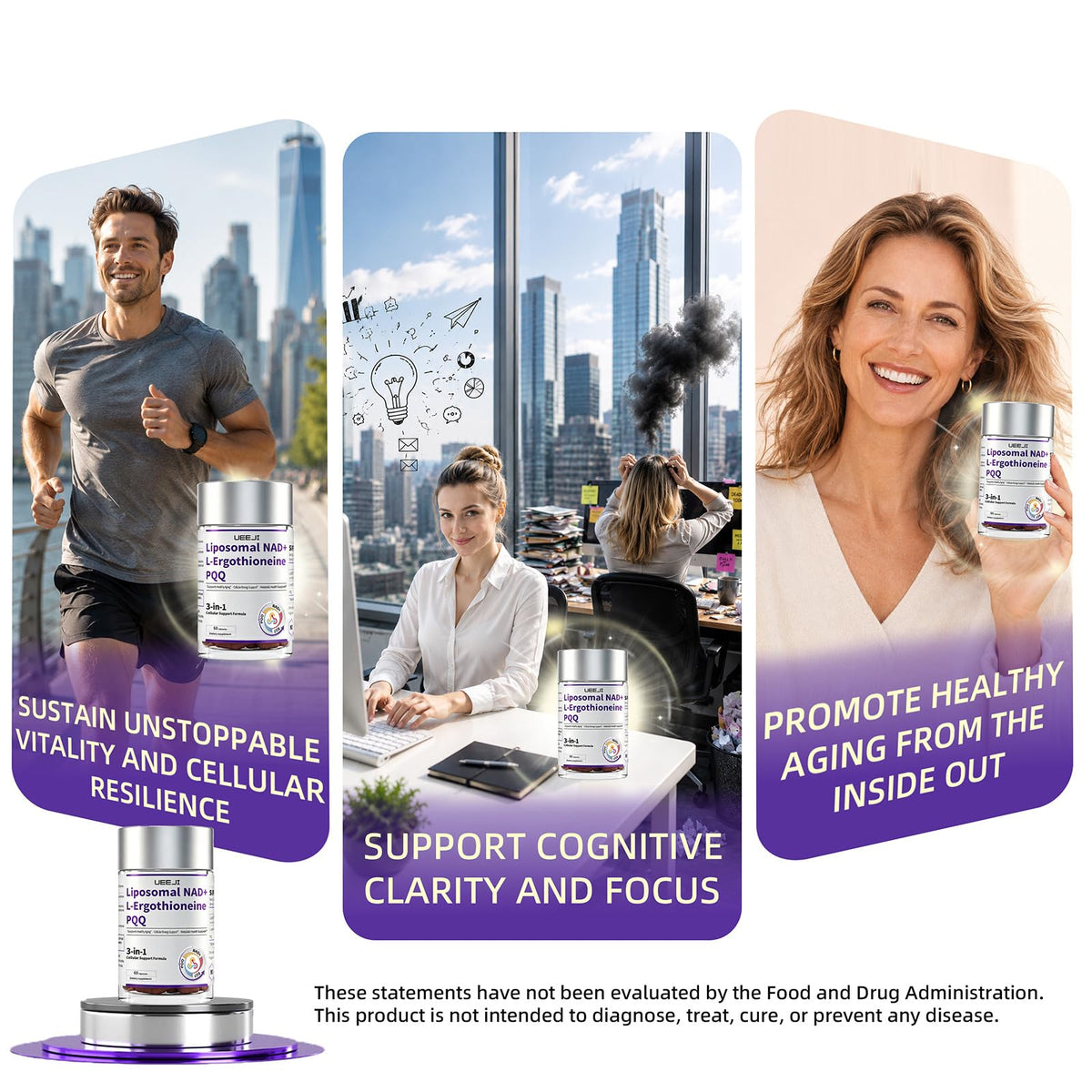 NAD+ capsules to boost metabolism
