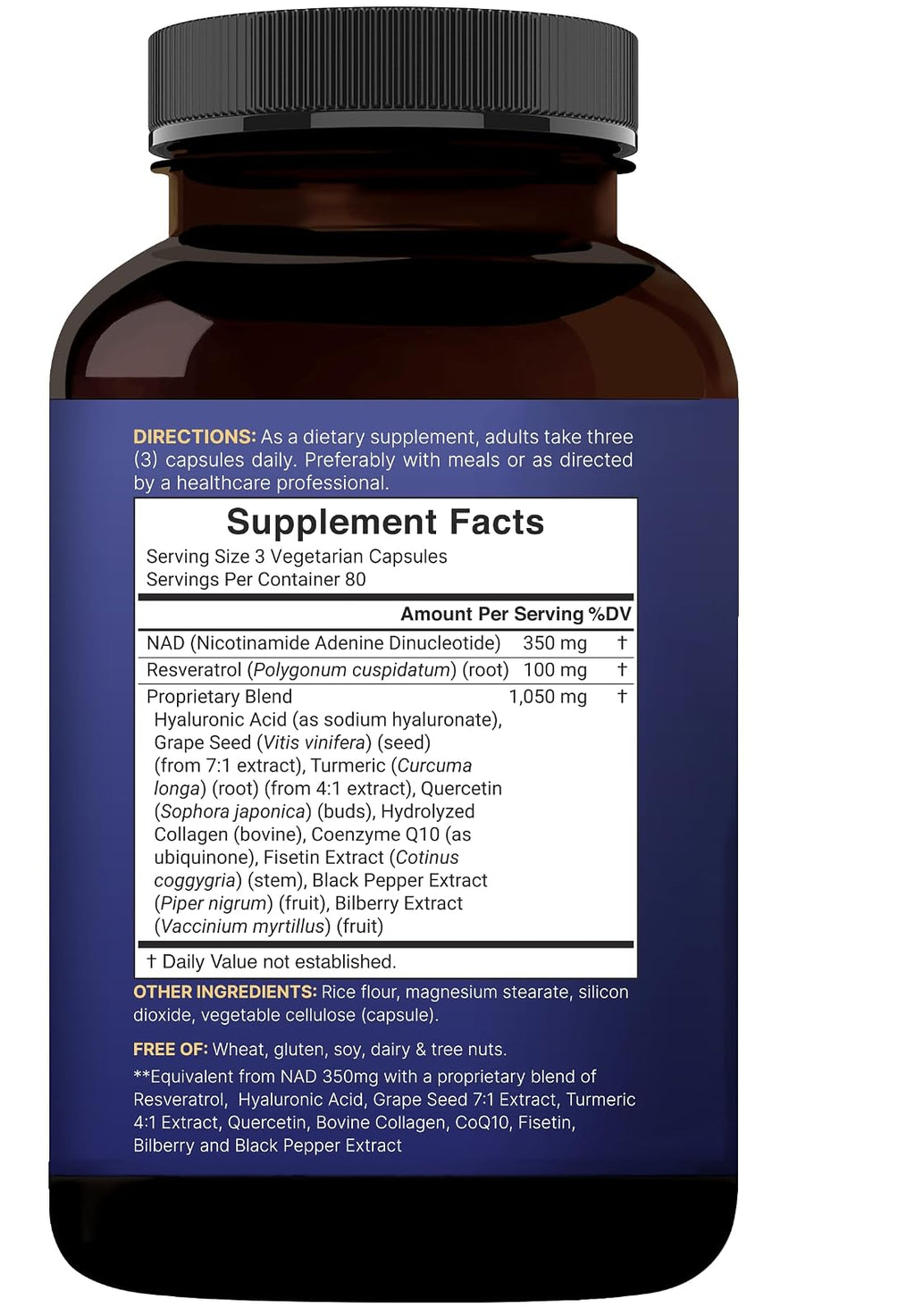 NAD+ complex for seniors' vitality