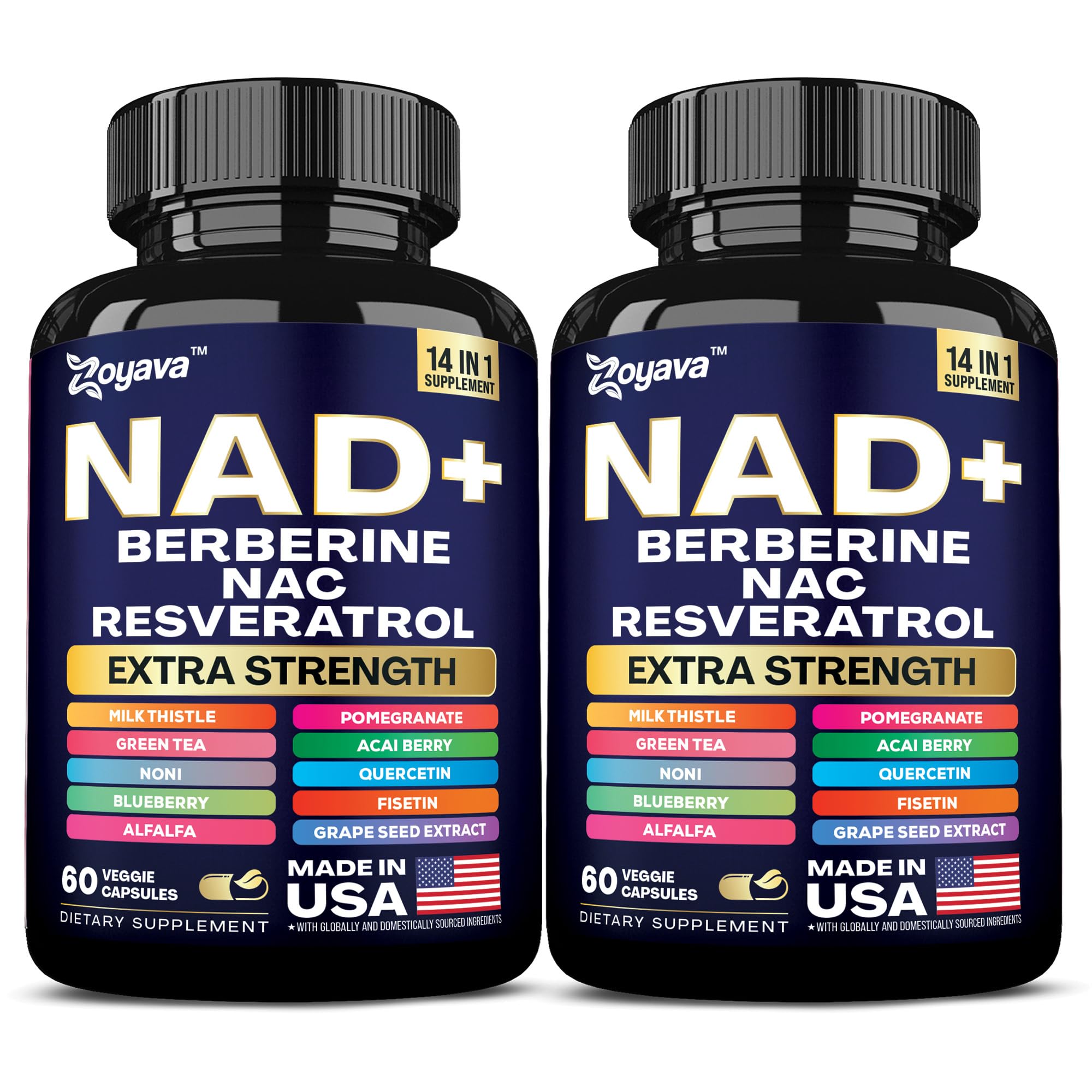 NAD+ extra strength blended vitamin supplements