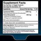 NAD+ for enhanced cellular energy