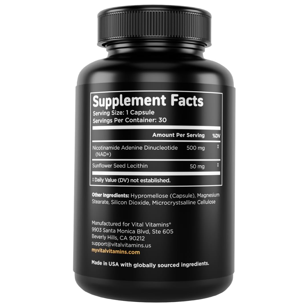 NAD+ for vitality and longevity