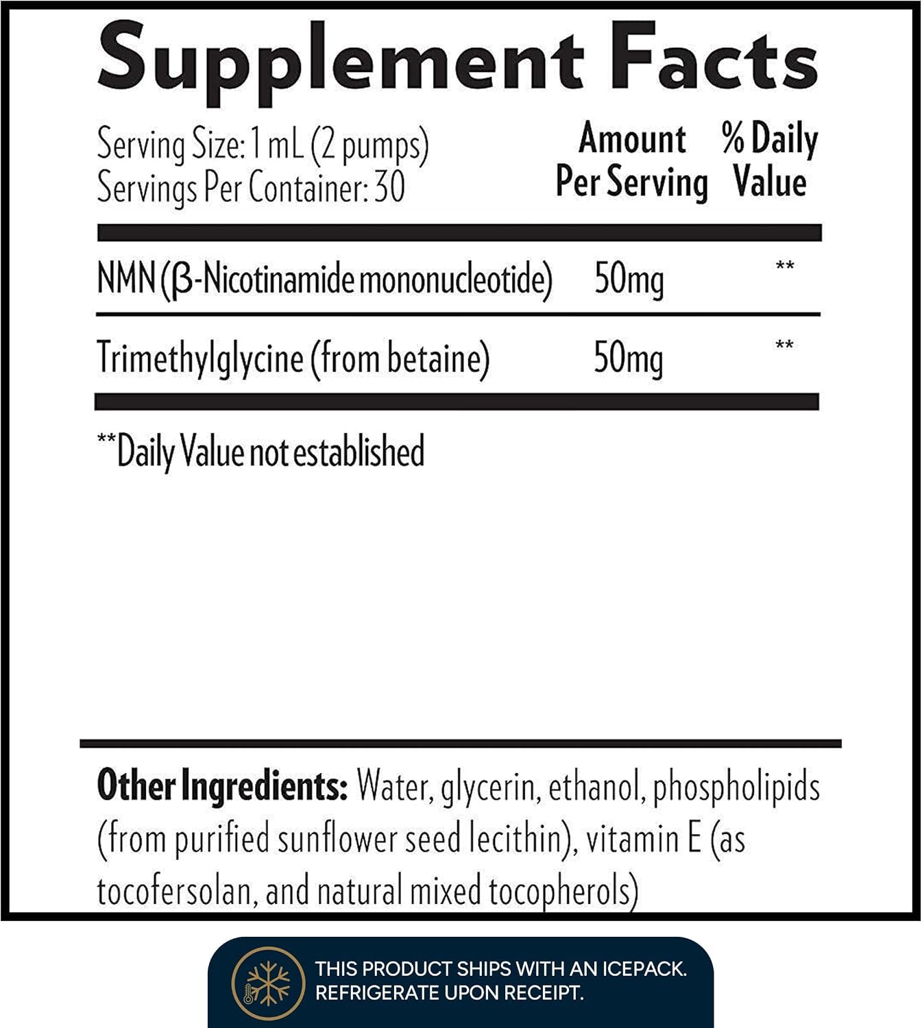 NAD+ Gold vitamin B complex supplement