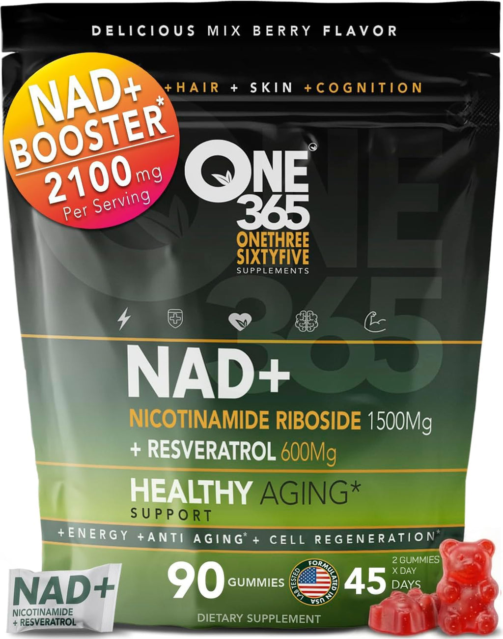 NAD+ gummies for energy support