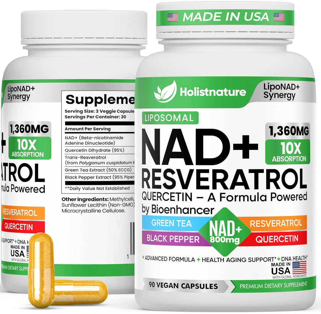 NAD+ liposomal multivitamins for energy