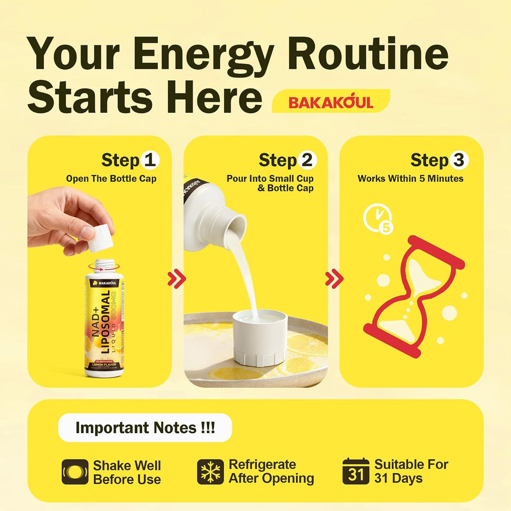 NAD+ liquid for optimal performance