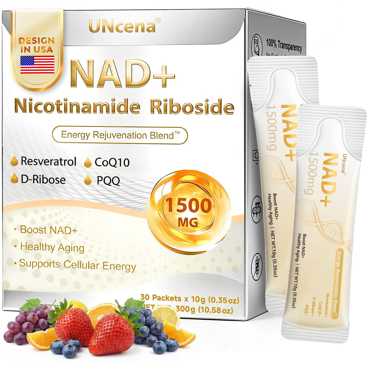 NAD+ liquid supplement for energy