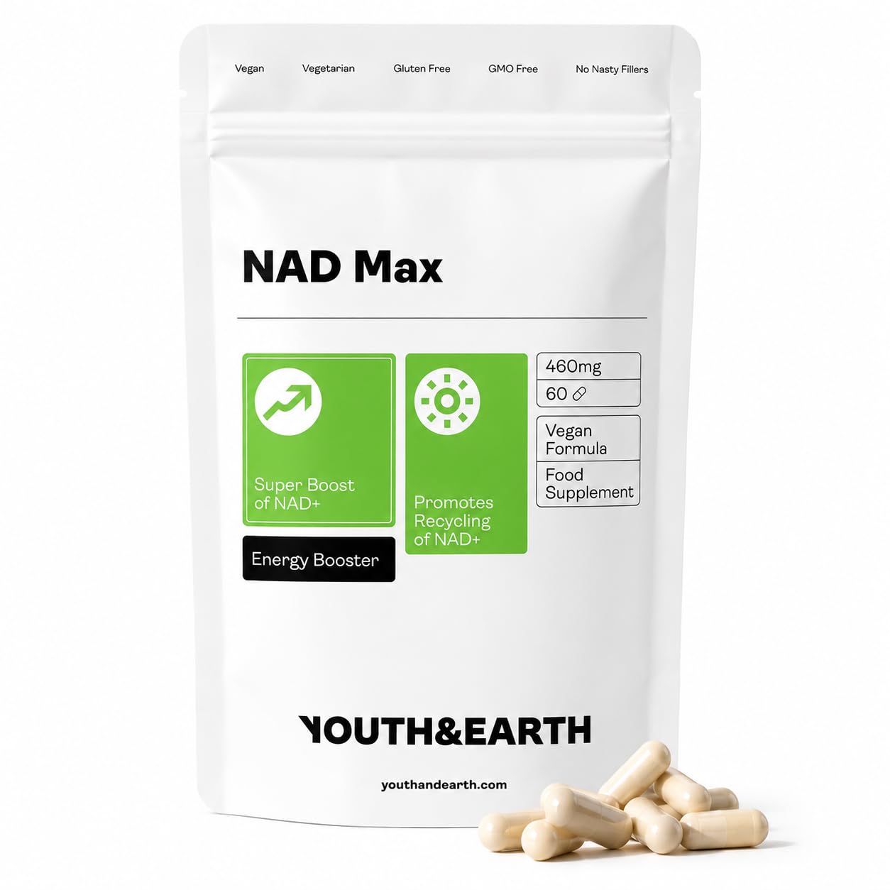 NAD Max energy boosting capsules