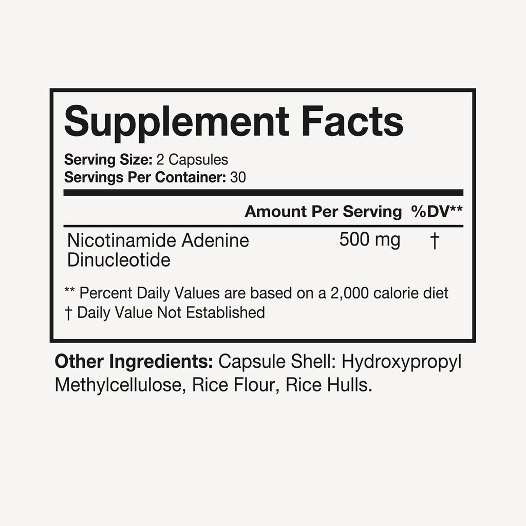 NAD+ multivitamin for active lifestyles