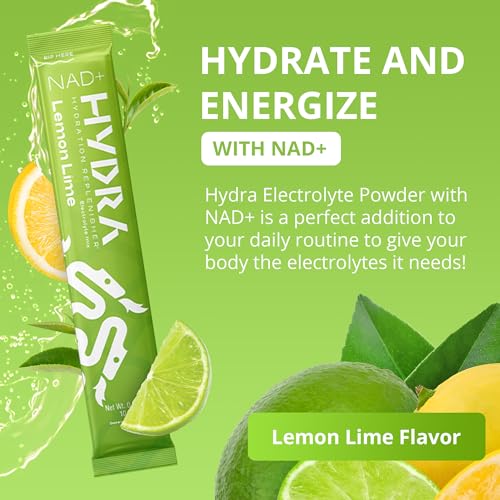 NAD+ nutrients electrolyte powder for energy
