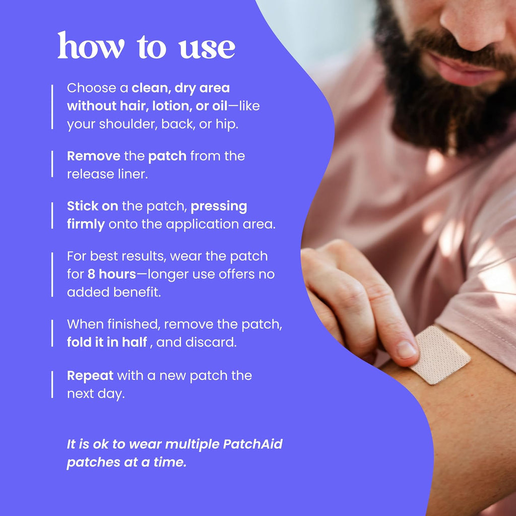 NAD+ patch for enhanced vitality
