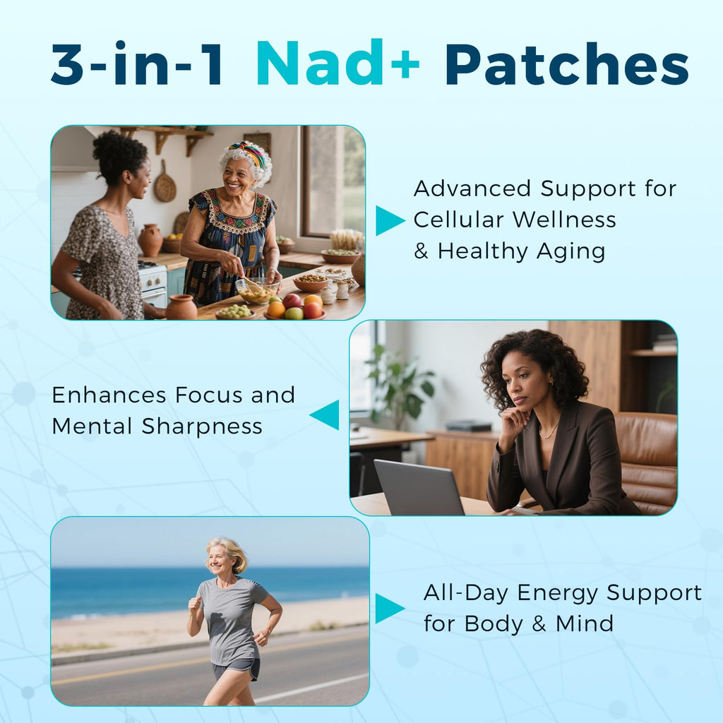 NAD+ patches boost cellular health