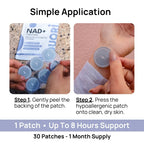 NAD+ patches for active lifestyle