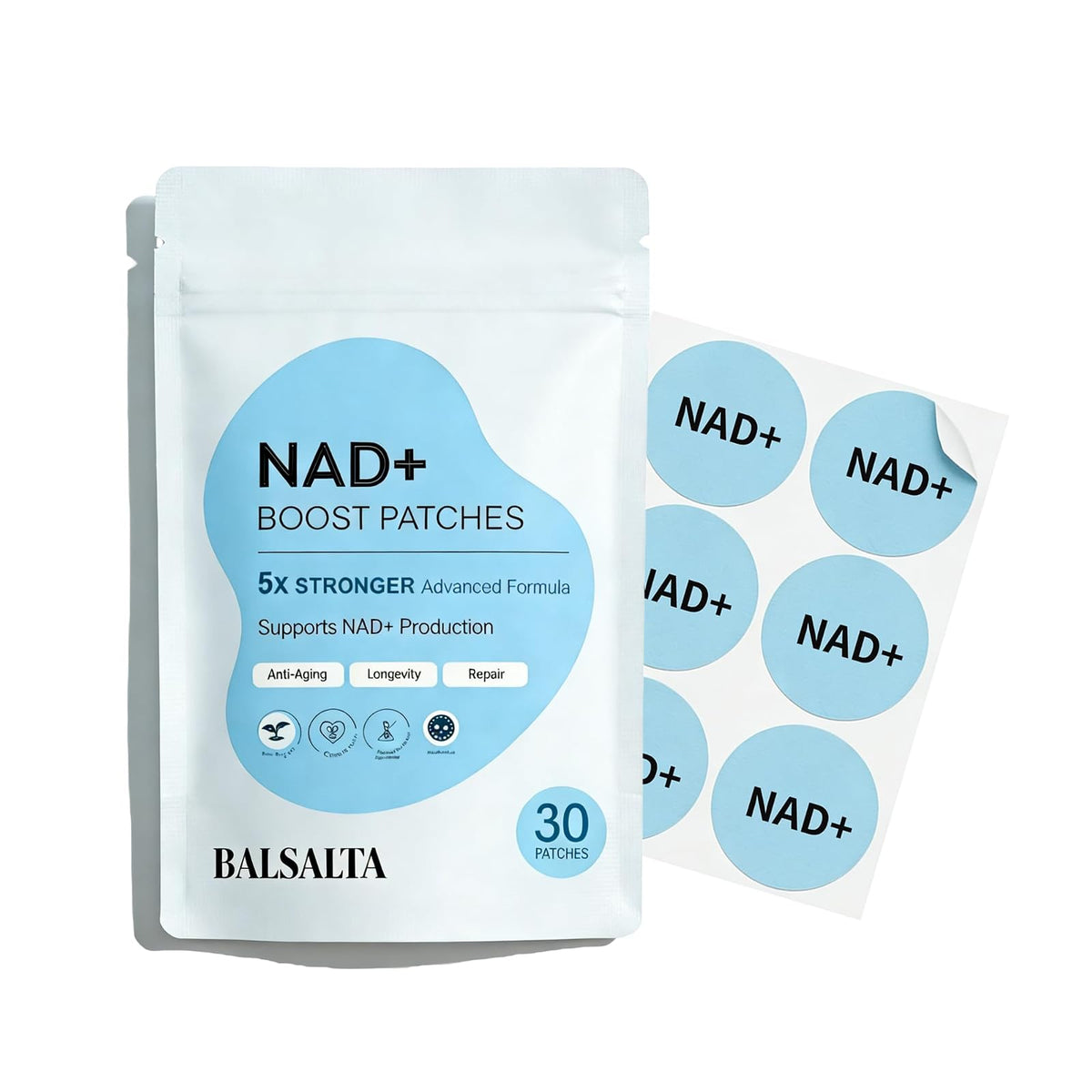 NAD+ patches for energy boost