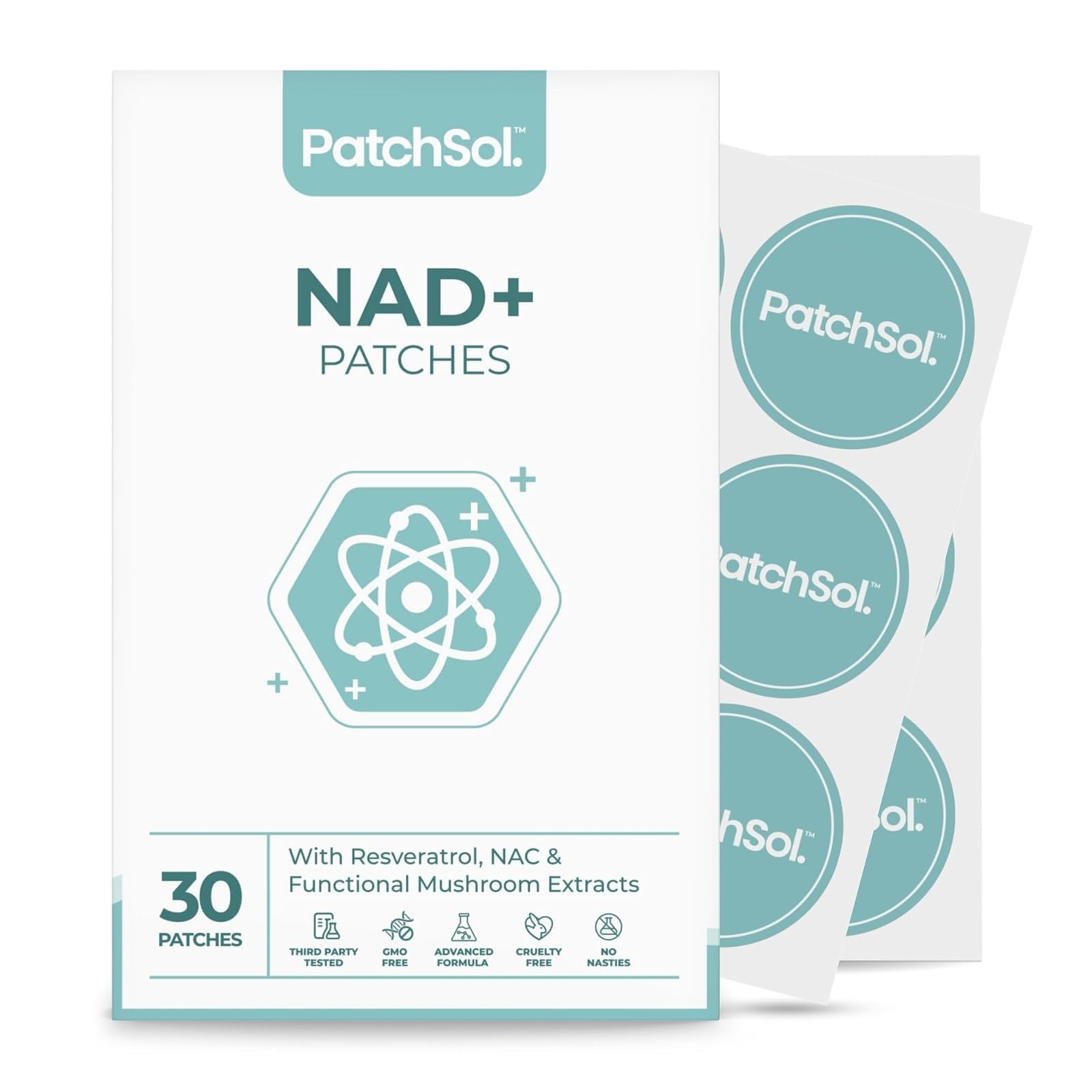 NAD+ patches for energy boost