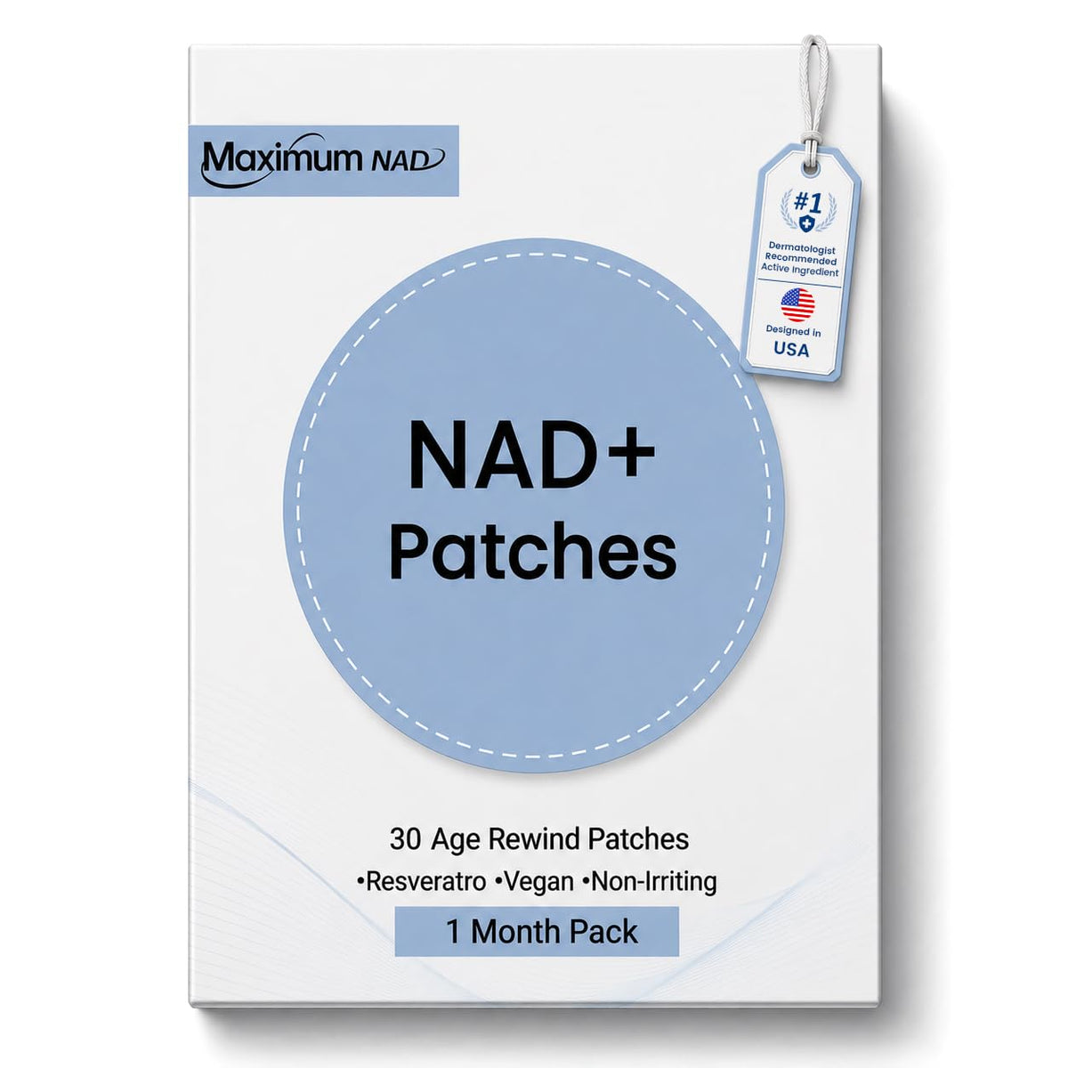 NAD+ patches for energy boost
