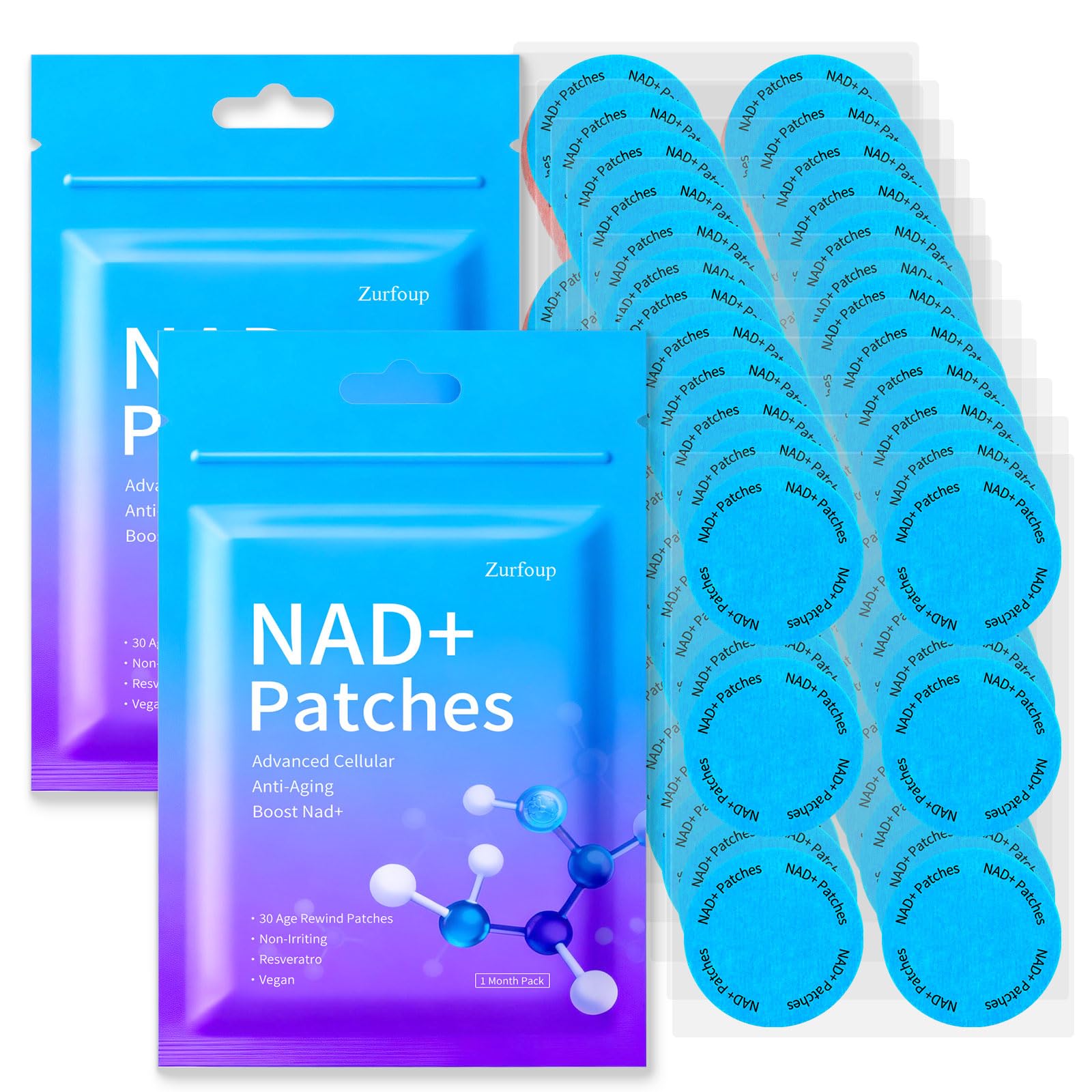 NAD+ patches for energy boost