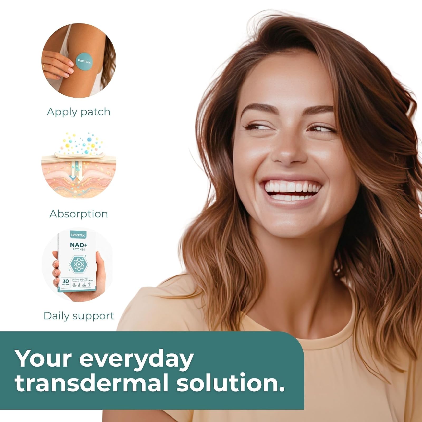 NAD+ patches support healthy aging