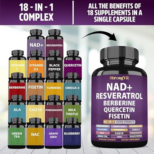 NAD Resveratrol capsules for heart support