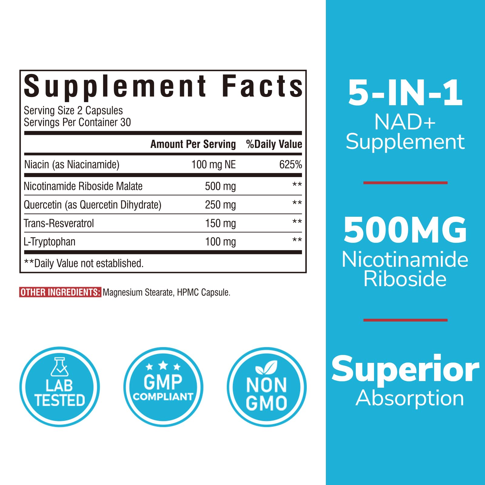 NAD Resveratrol for cellular health