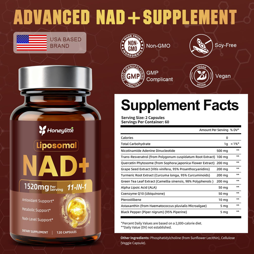 NAD+ Resveratrol for cellular health