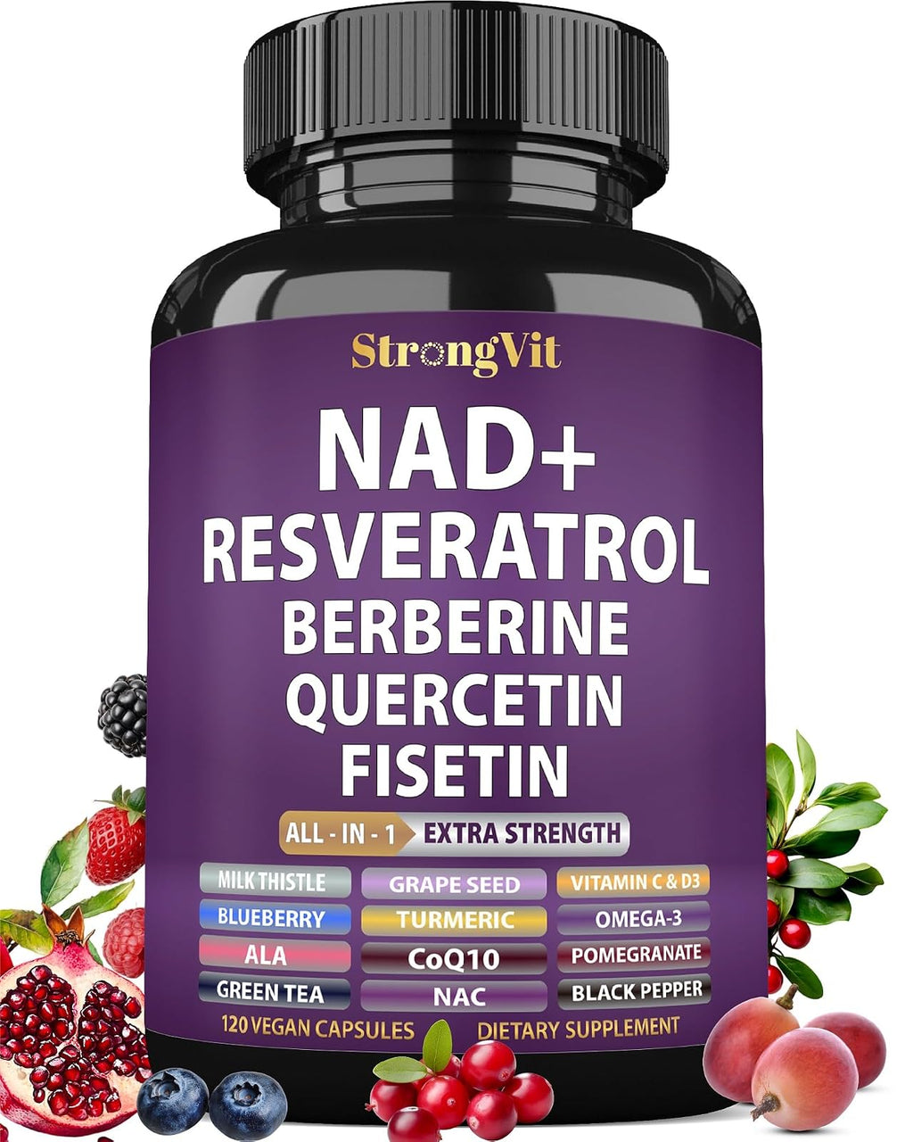 NAD resveratrol supplement for vitality