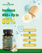 NAD+ Resveratrol support for active lifestyles