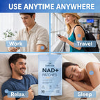 NAD+ skin patches for vitality