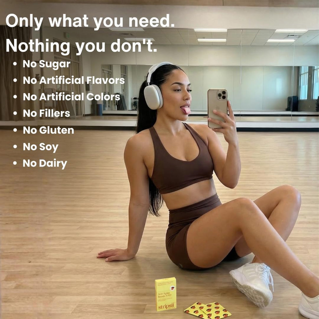 NAD+ strips for healthy hair