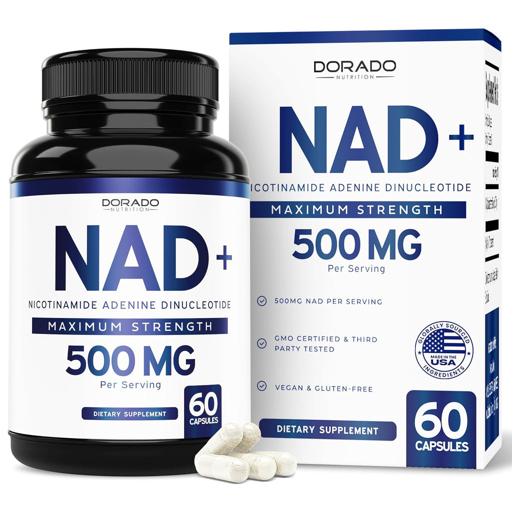 NAD supplement 500 mg capsules