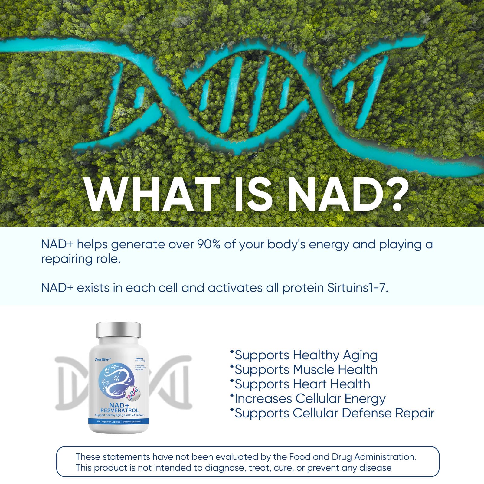 NAD+ supplement for active lifestyle