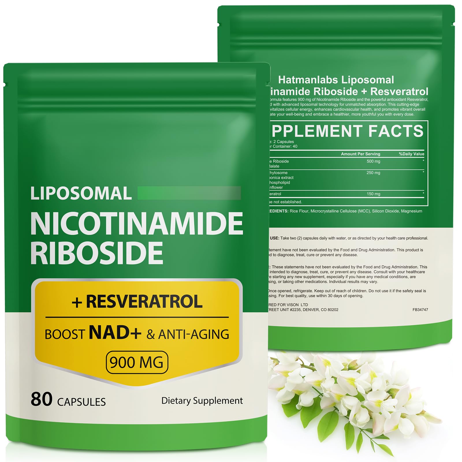 NAD supplement for cellular energy