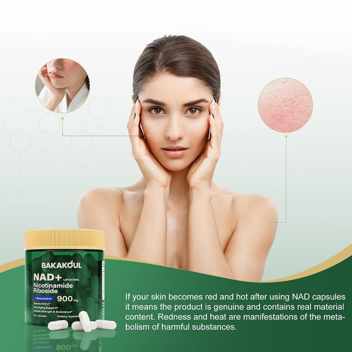 NAD+ supplement for cellular health