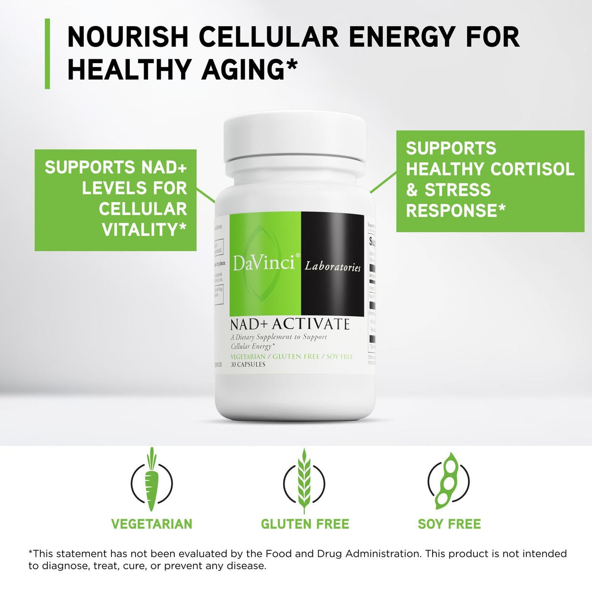 NAD+ supplement for cellular health